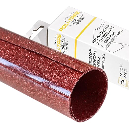 POLI-FLEX® Pearl Glitter - Premium Heat Transfer Vinyl for Vibrant and ...