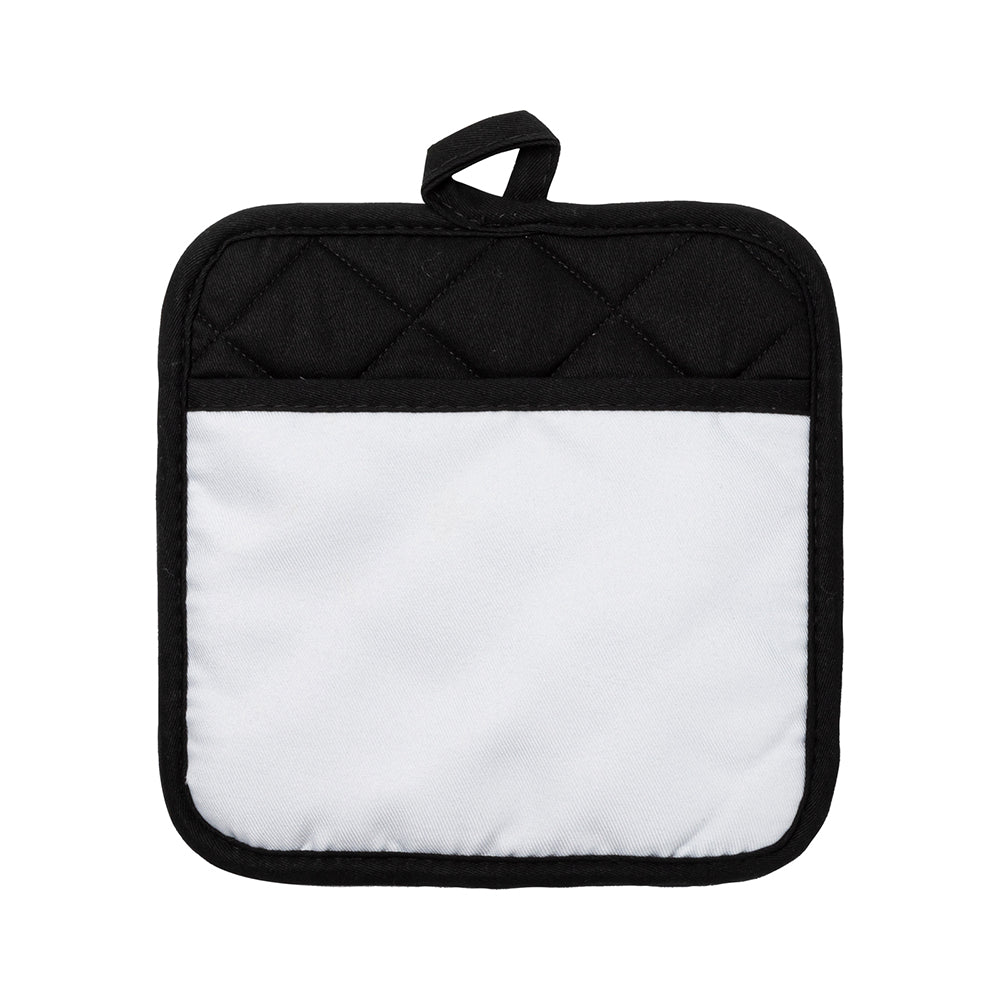 Black Sublimation Pot Holder with Pocket - Heat Resistant - Craft ...